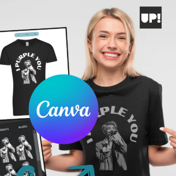 Design tool tip - Create your clothing design in Canva | ShirtUp!