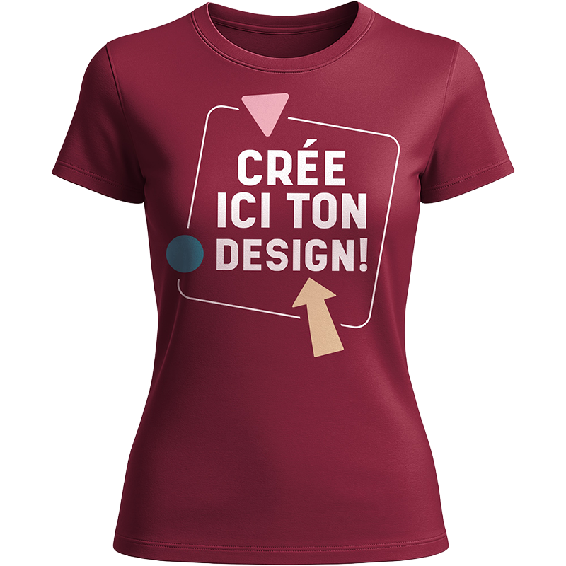 Crée et porte ton tee shirt femme unique | ShirtUp!